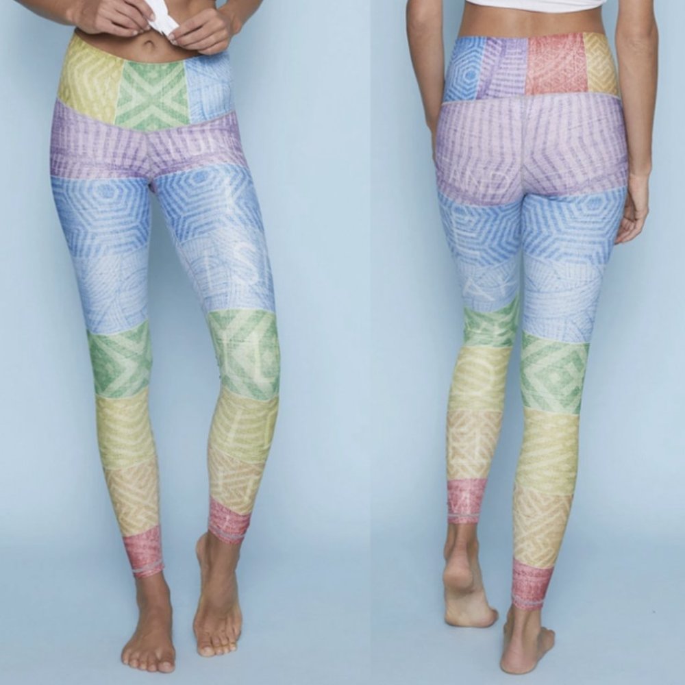 Niyama Sol Chakras Barefoot Legging Size Medium - Gem